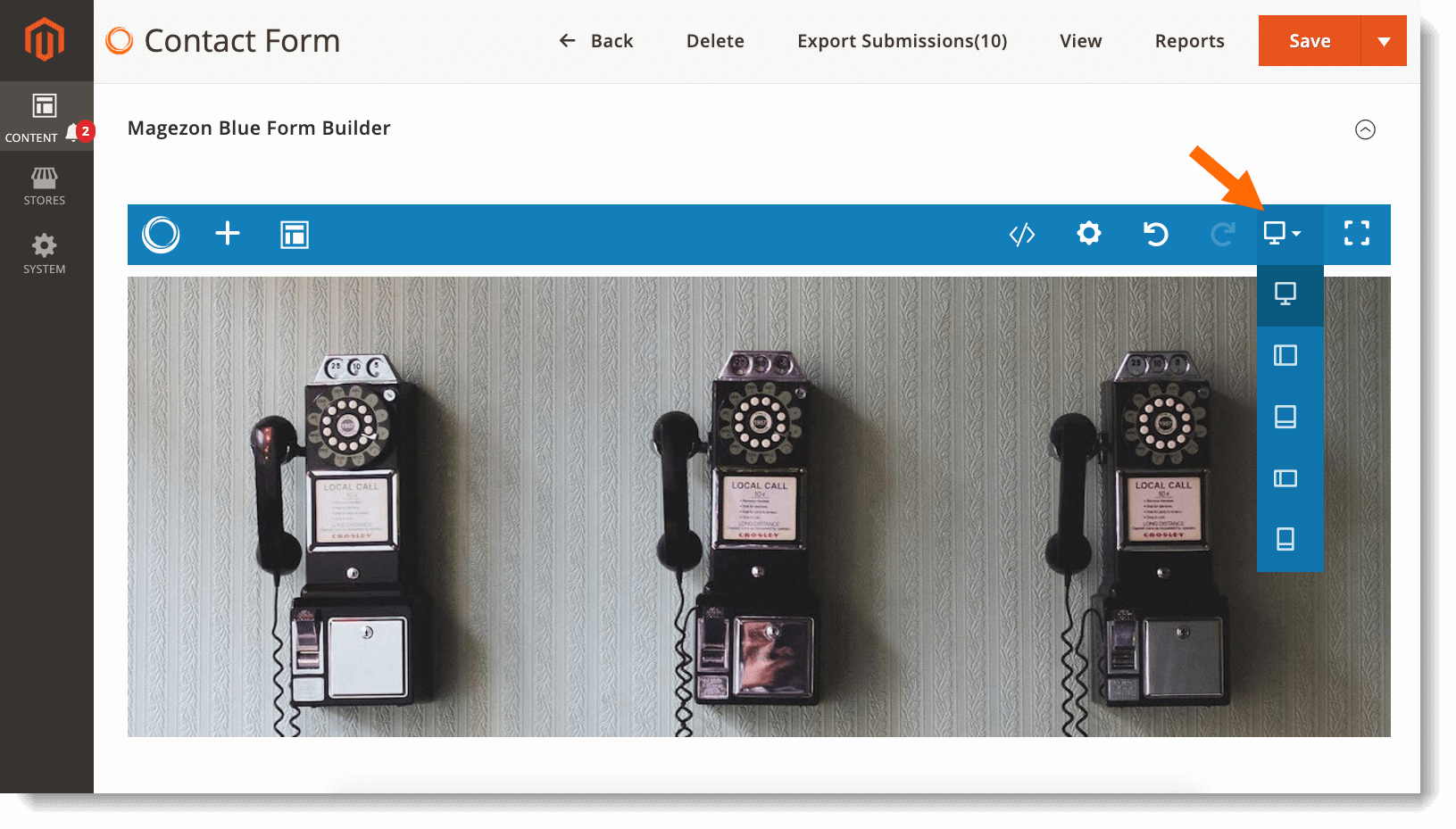 Responsive Mobile Friendly Magento 2 Blue Form Builder Extension