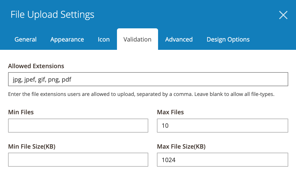 File Uploads | Blue Form Builder | Magento 2 Form Builder