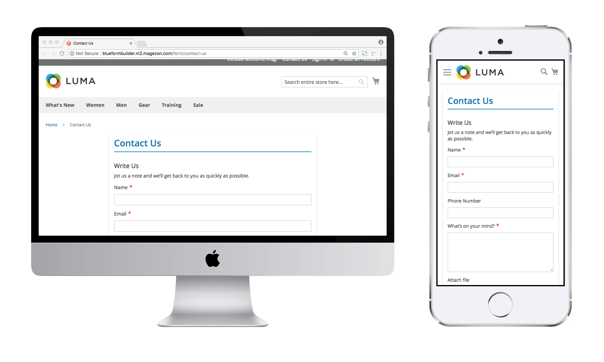 Responsive Mobile Friendly Magento 2 Blue Form Builder Extension